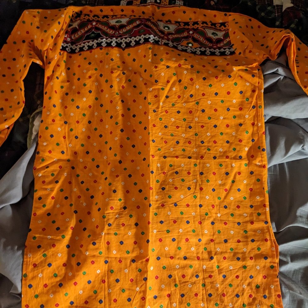 Traditional Gujarati Kurta For Navratri Garba - Gem